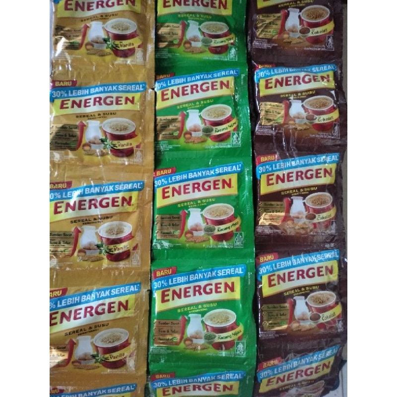 Jual ENERGEN MINUMAN SEREAL OAT SUSU SACHET | ENERGEN COKLAT RENCENG ...