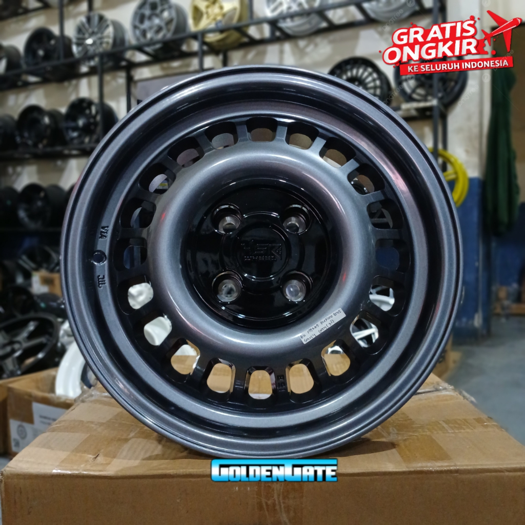 Jual Velg mobil r15 retro clasic terbaru hsr bsi pcd 4x100 lebar 6,5 et42 bisa untuk Vios, brio ...