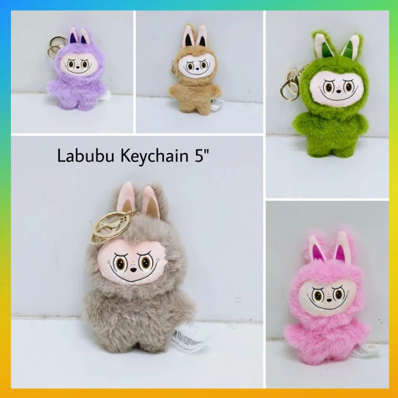 Jual Gantungan Kunci Labubu The Monsters Exciting Macaron Keychain Labu ...