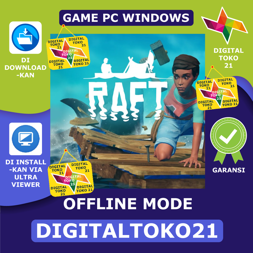Jual [Diinstallkan] Raft Full Version Game Windows Full Tested PC ...