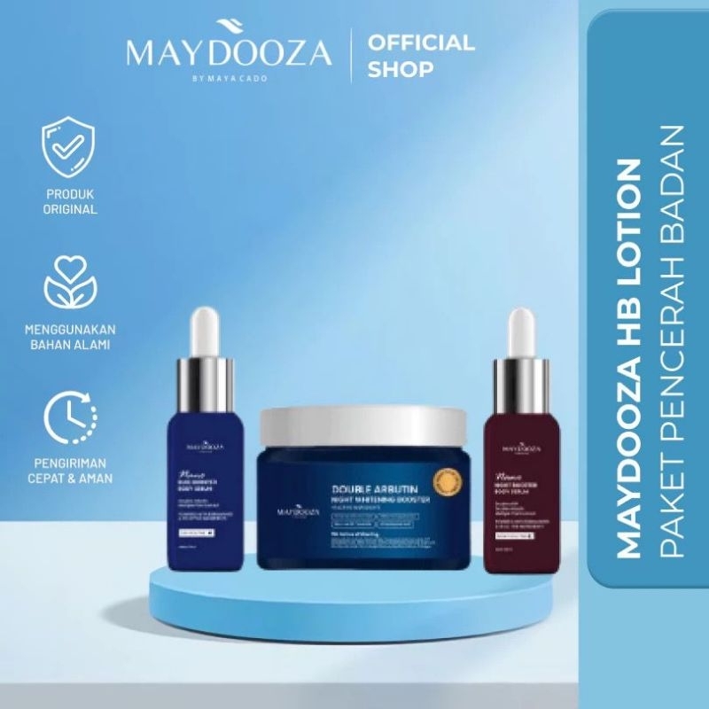 Jual PAKET 3IN1 HB DOSTING MYDOOZA DAN 2 SERUM MERAH BIRU MAYDOOZA ...