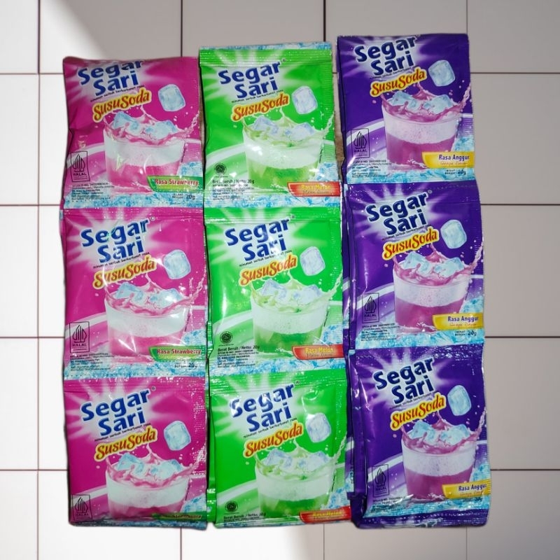 Jual Segar Sari Susu Soda 1 renteng isi 10 pcs | Shopee Indonesia