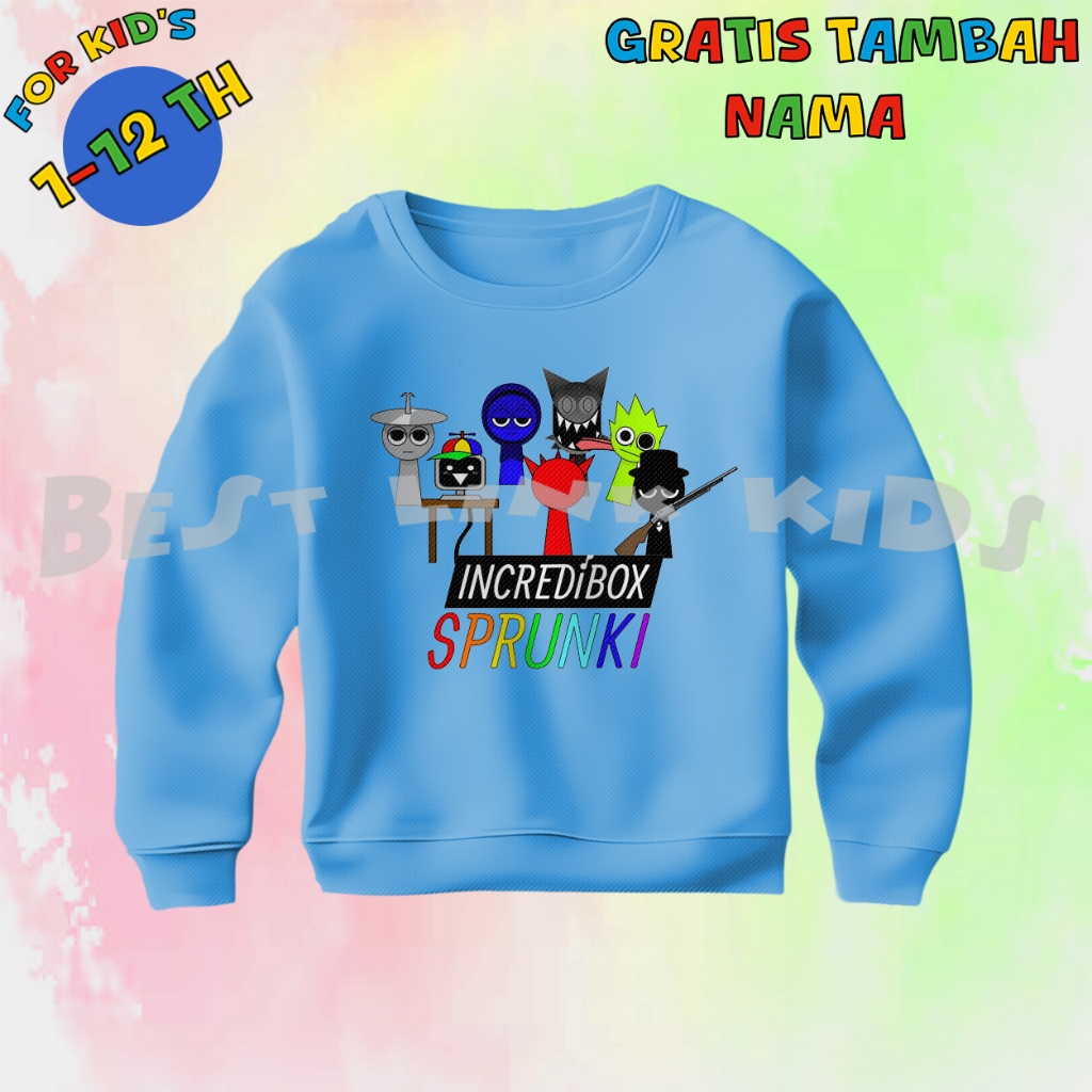 Jual Sweater Anak Sprunki Crewneck Anak Sprunki Karakter | Shopee Indonesia