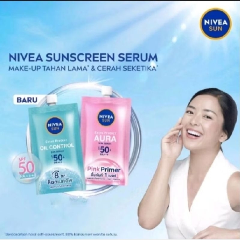Jual NIVEA Sunscreen Serum UV Protection SPF 50+ PA+++ | Sunscreen ...