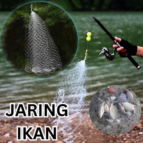 Jual Jaring Pancing Umpan Ikan Fishing Net Trap Cage Tackle Mesh Nylon ...