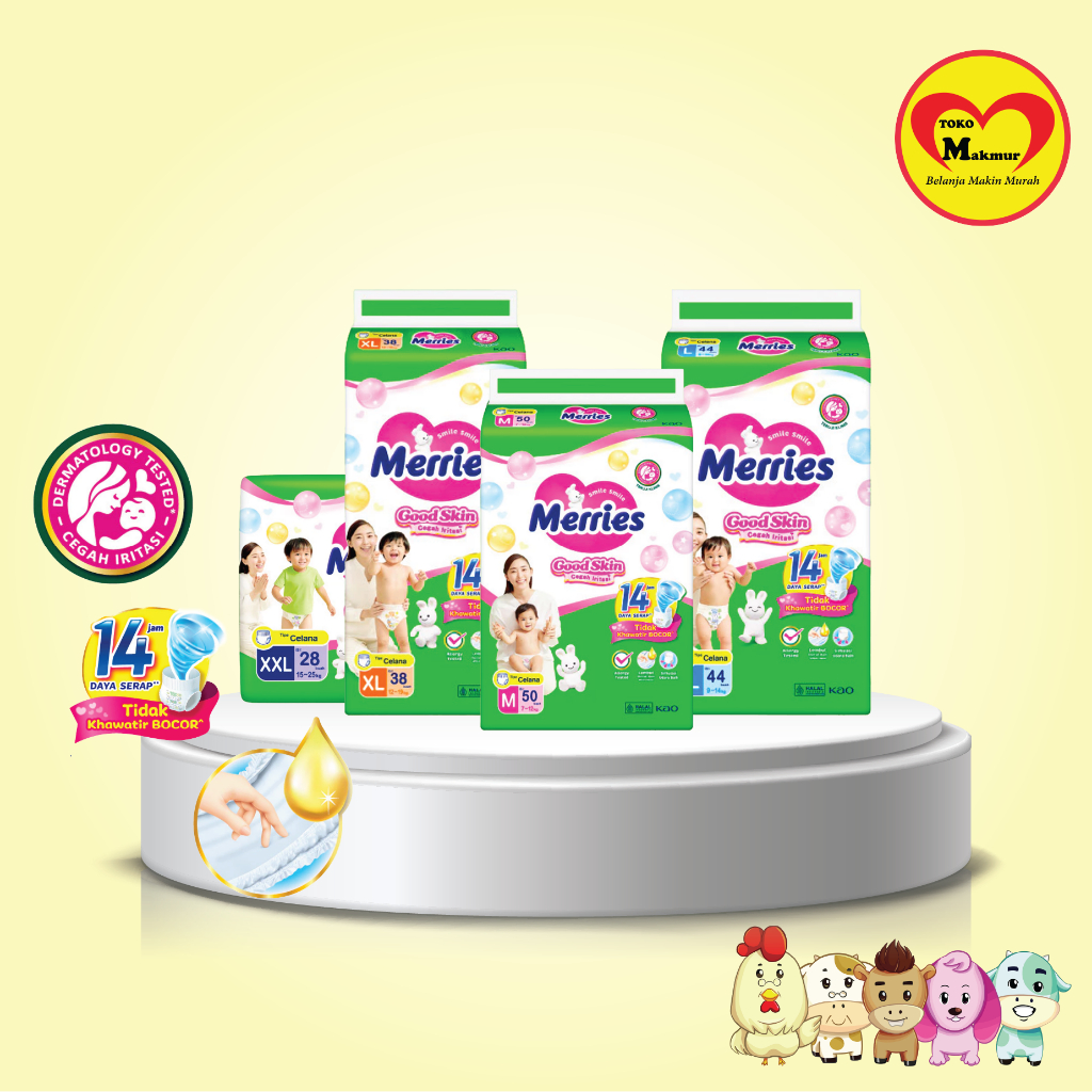 Jual Merries Pants Good Skin M48 / L42 / XL38 / XXL28 / Toko Makmur ...