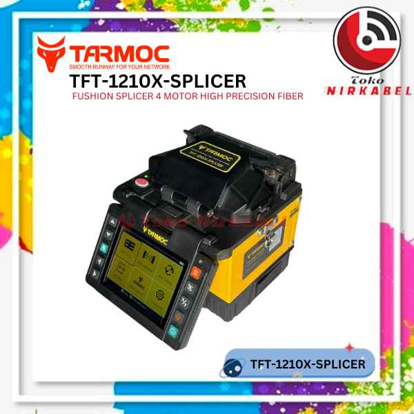 Jual Tarmoc TFT-1210X-SPLICER | 4 Motor Fiber Optic Fusion Splicer Alat ...