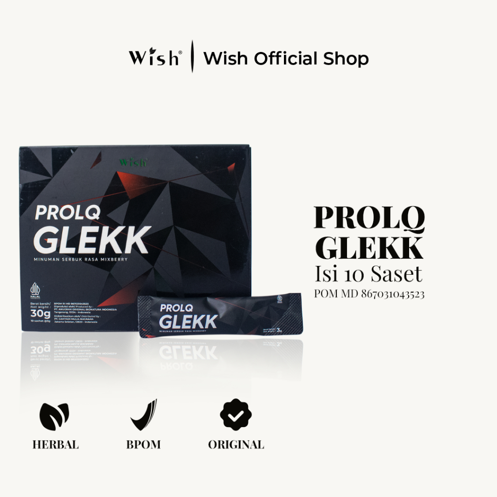 Jual Wish ProLQ Glekk Minuman Herbal Pria - Menjaga Stamina & Kebugaran ...