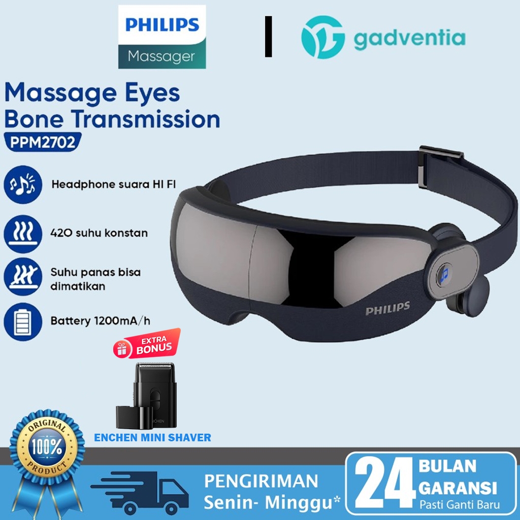 Jual Philips PPM2702 Eye Massage Pijat Mata Hangat Eyes Bone Warmer ...