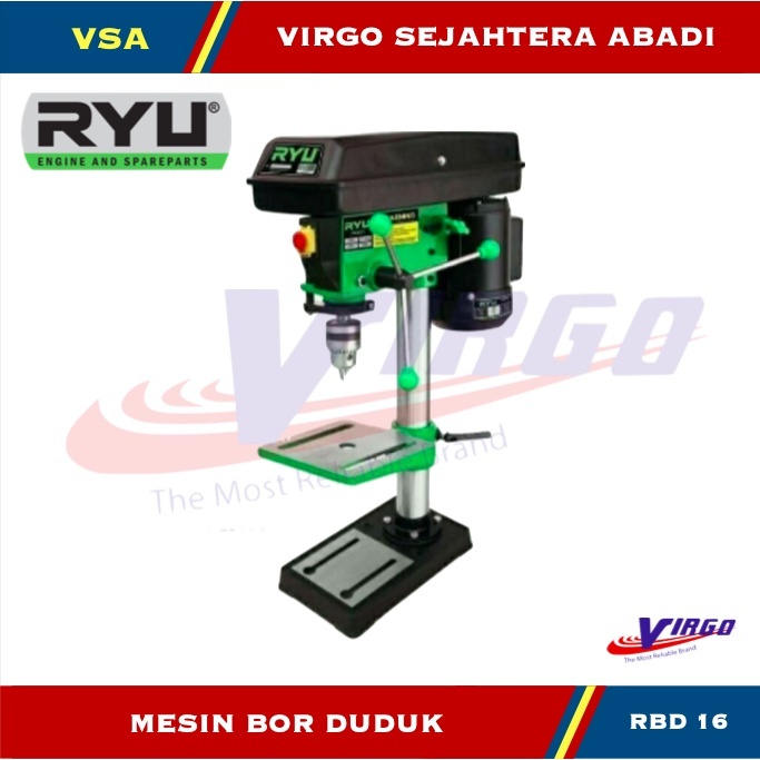 Jual RYU RBD16 MESIN BOR DUDUK 16MM RBD 16 BENCH DRILL 16 MM | Shopee ...