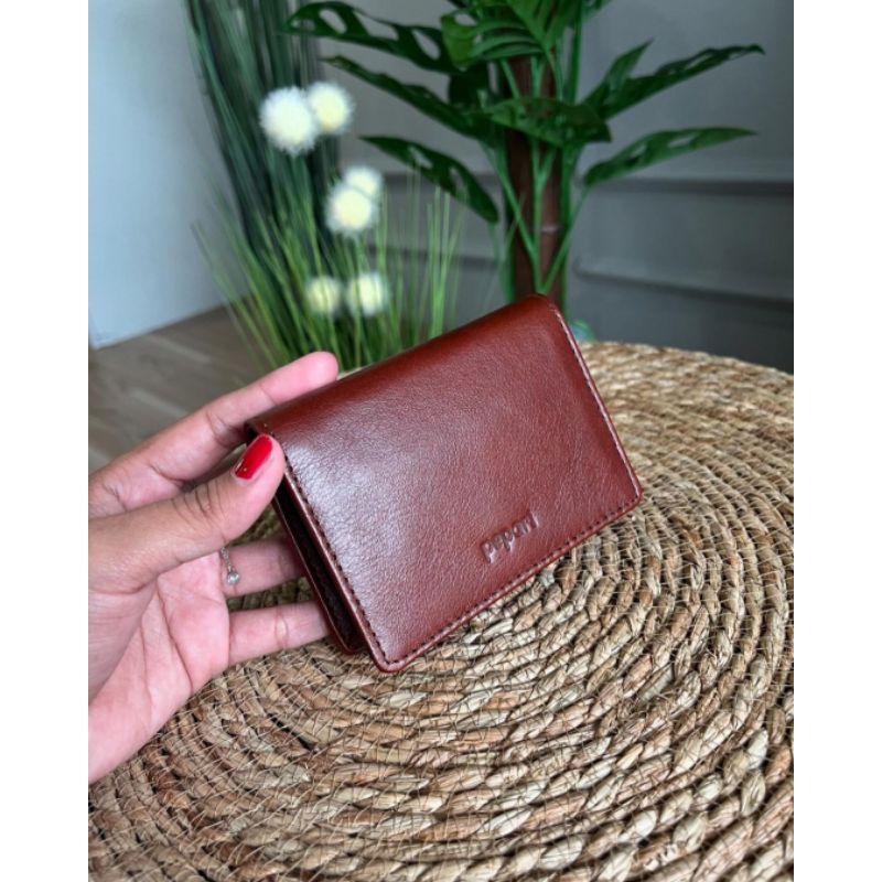 Jual Pepari Leather Dompet Kulit Sapi Card Holder | Shopee Indonesia