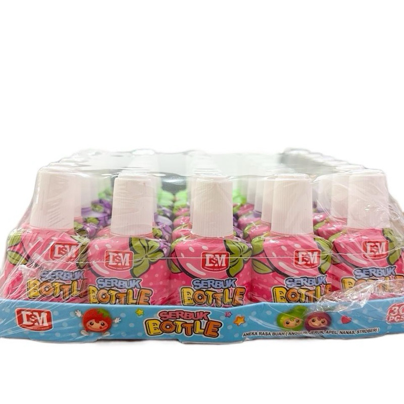 Jual PERMEN DSM SERBUK BOTOL CANDIES 1 PACK ISI 30PCS RASA ANGGUR JERUK ...