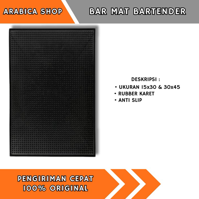 Jual ALAT KOPI (BAR MAT UKURAN 15x30 - 30x45) | Shopee Indonesia