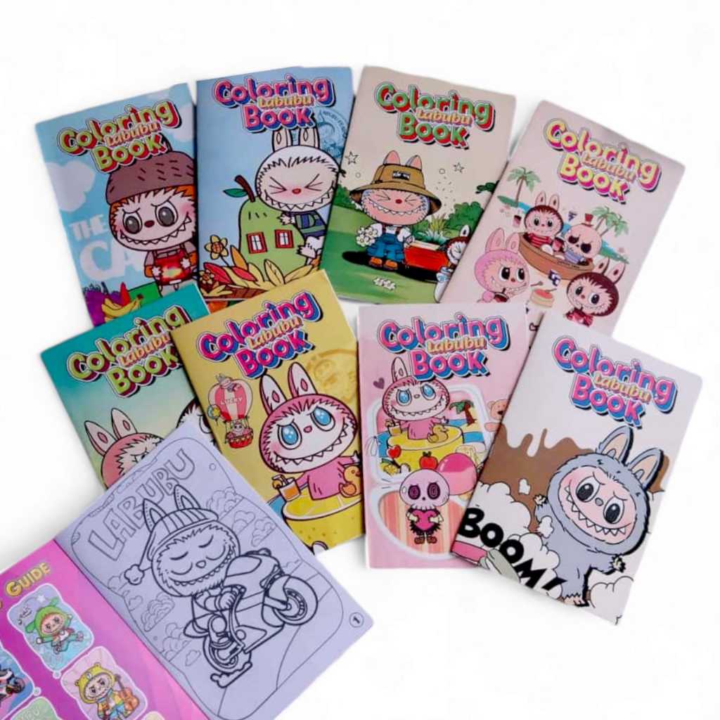 Jual BUKU MENGGAMBAR 12 MOTIF LABUBU / BUKU GAMBAR LABUBU / BUKU ...