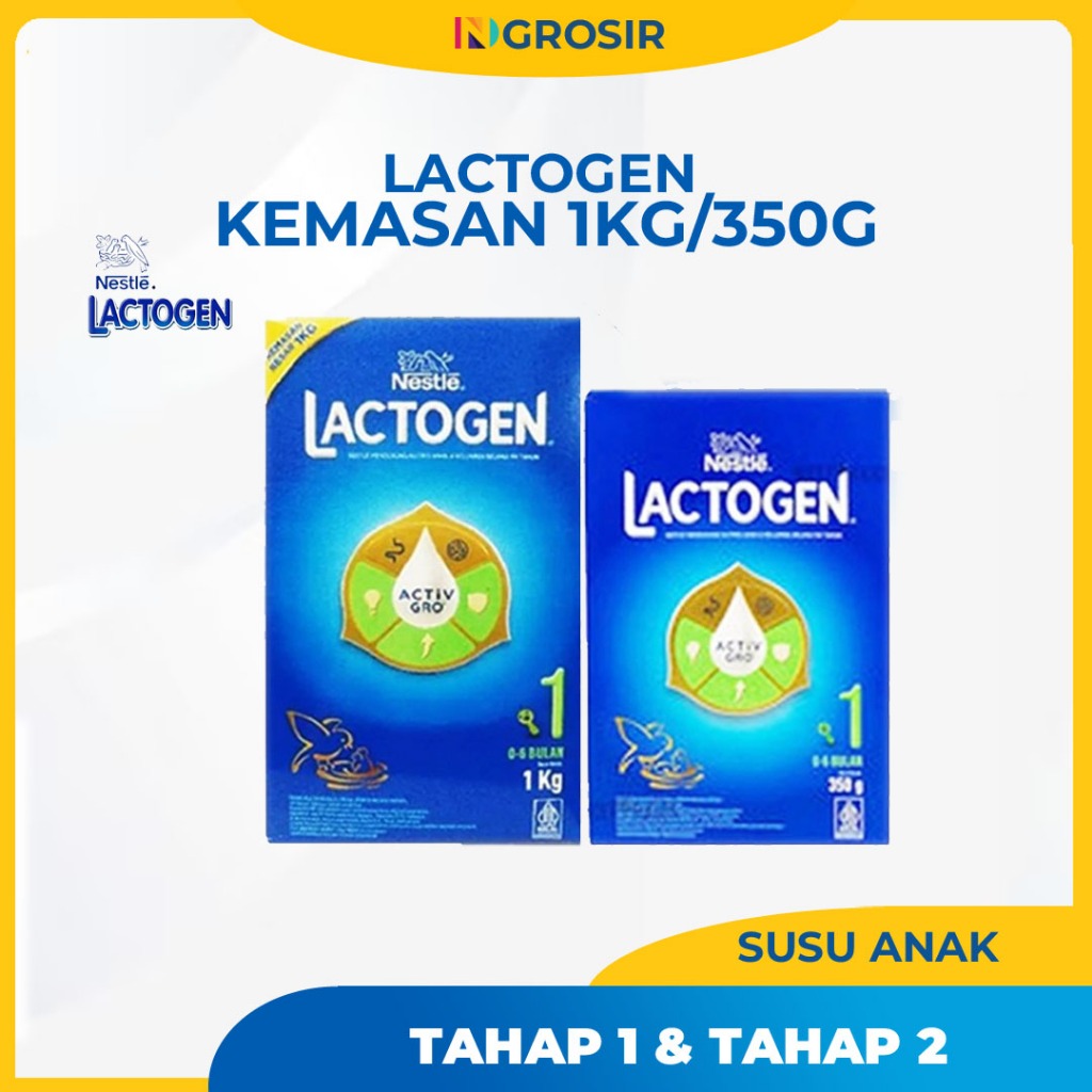 Jual LACTOGEN 1 & 2 KEMASAN 350G DAN 1KG | Shopee Indonesia