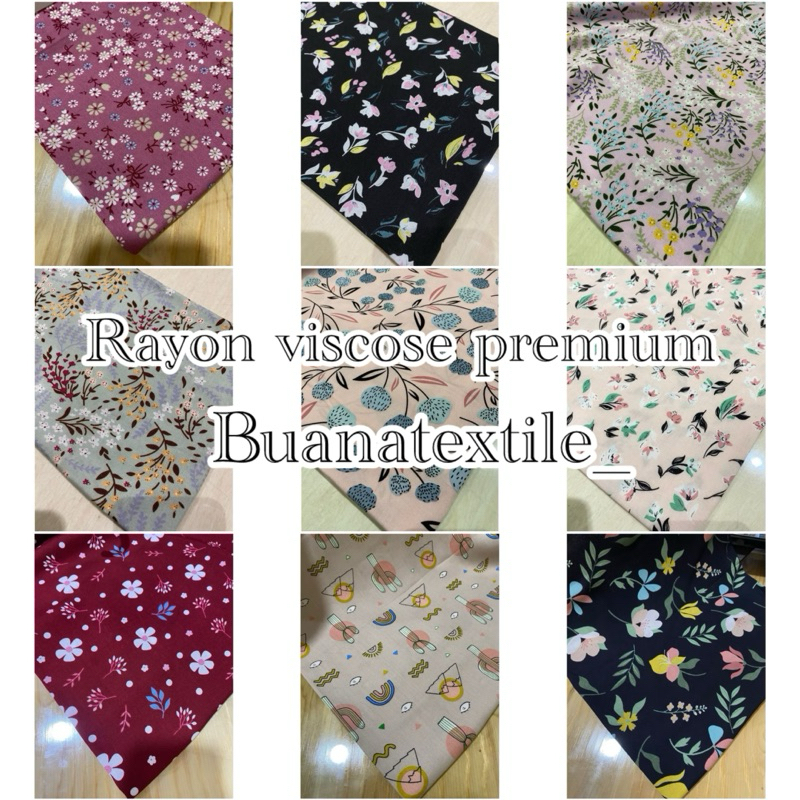 Jual KAIN RAYON VISCOSE PREMIUM | KAIN KATUN RAYON MOTIF PREMIUM | KAIN ...