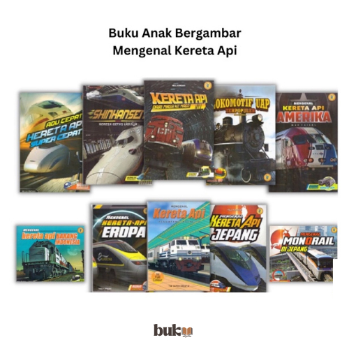Jual Buku Anak Seri Mengenal Transportasi Kereta Api, Kereta Api Barang ...