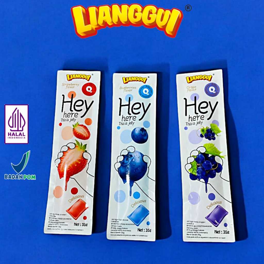 Jual [ LIANGGUI ] HEY JELI | AGAR ANEKA RASA BUAH | STROBERI | JERUK ...