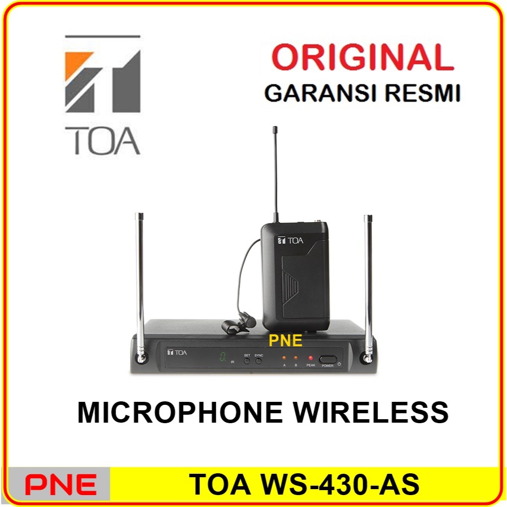 Jual MICROPHONE WIRELESS TOA Z-WS-430-AS ORIGINAL | Shopee Indonesia