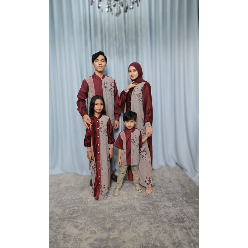 Jual Sarah Family Set Maroon | Shopee Indonesia