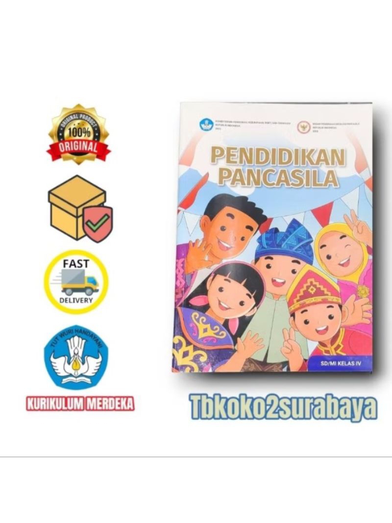 Jual BUKU PAKET PENDIDIKAN PANCASILA KELAS 4 SD KURIKULUM MERDEKA | Shopee Indonesia