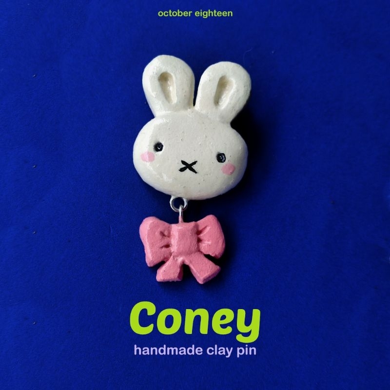 Jual "Coney" Handmade Clay Pin Coquette | Shopee Indonesia