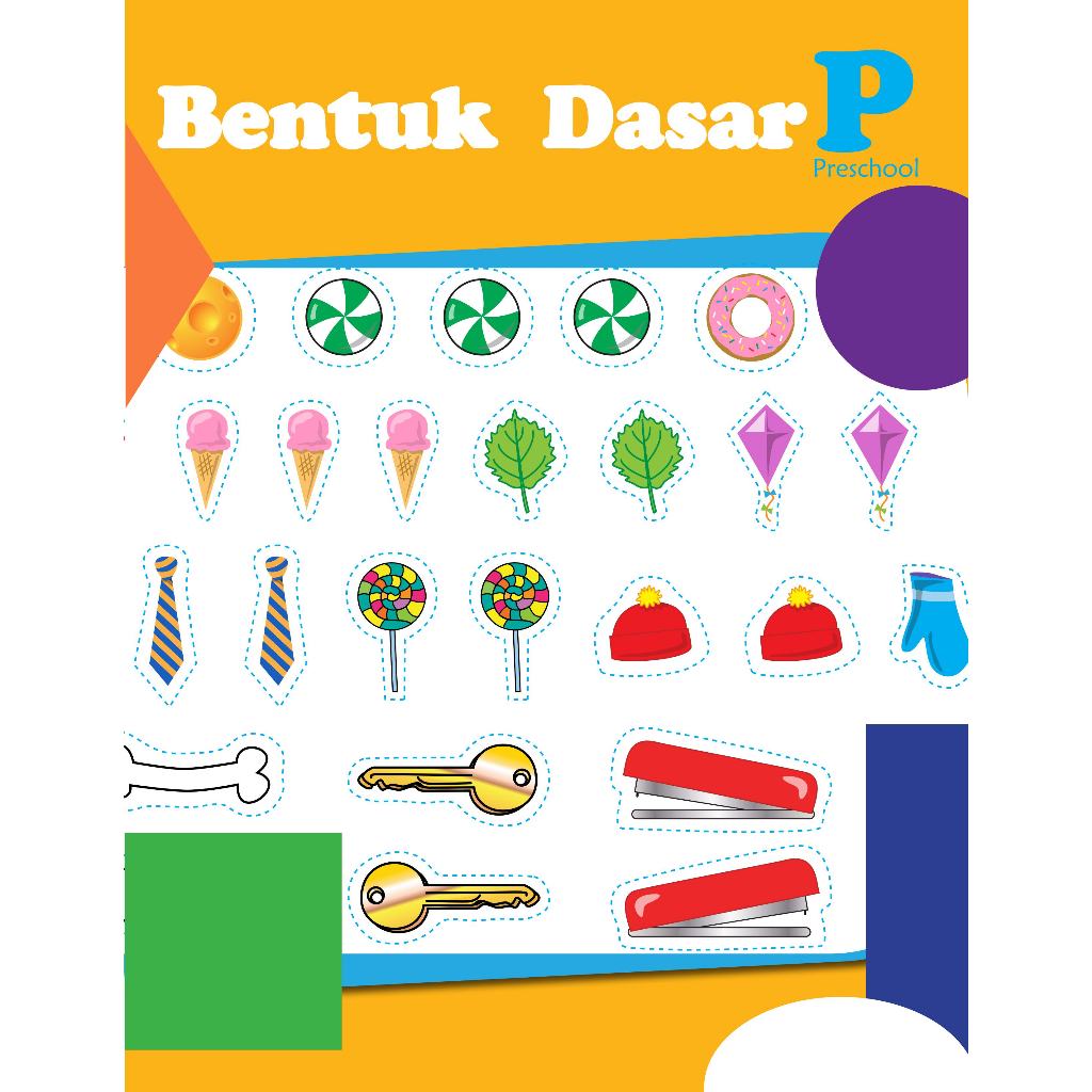 Jual Hard Copy Worksheet Bangun Dasar | Shopee Indonesia