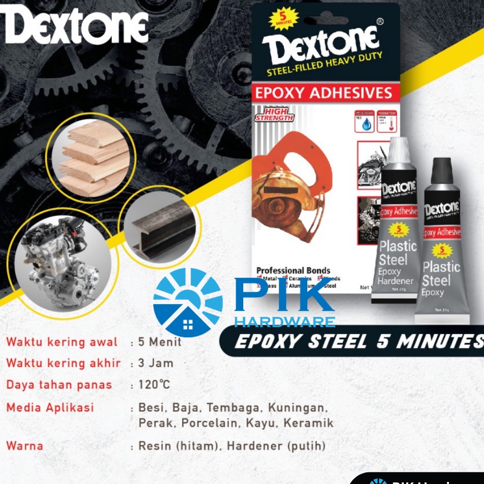 Jual Super Harga LEM BESI DEXTONE 5 MENIT 48gr LEM CAMPUR EPOXY ...