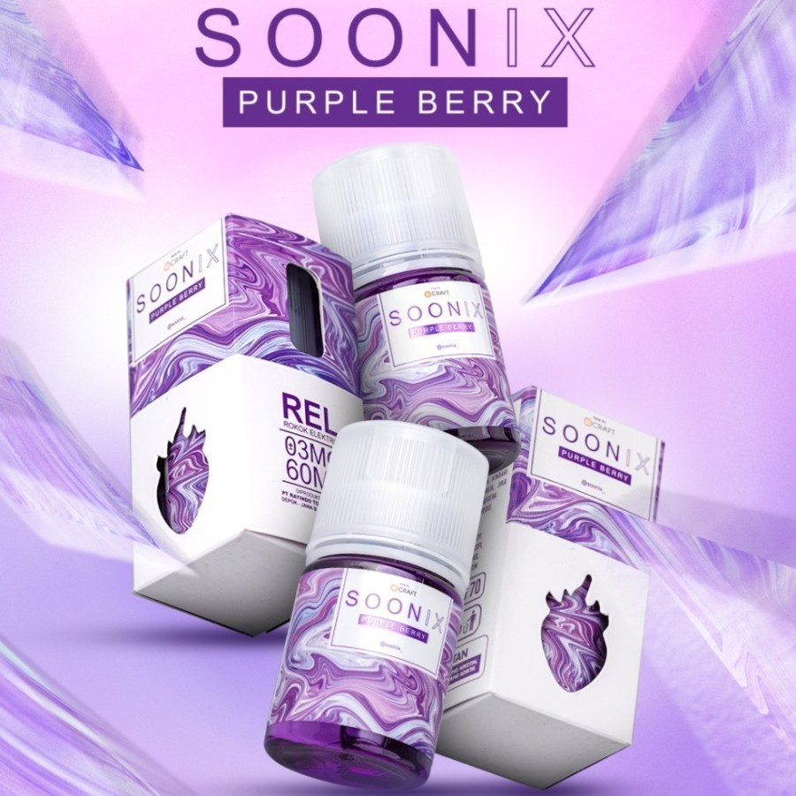 Jual Soonix Purple Berry 60ML Freebase Authentic | Shopee Indonesia