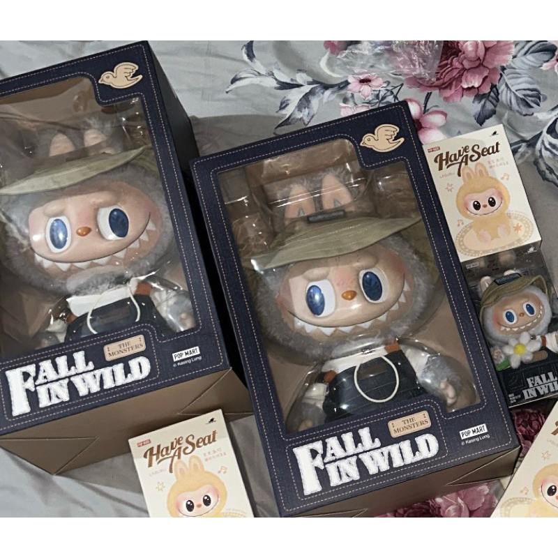 Jual labubu fall in wild vinyl plush doll ori POPMART | Shopee Indonesia