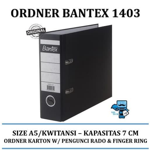 Jual Ordner Bantex 1403 A5 Economic Hitam (kwitansi) 7cm (1 pcs ) | Shopee Indonesia