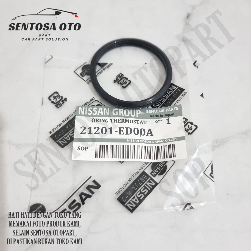Jual Seal Thermostat Karet Oring Thermostat Livina Evalia Latio Juke ...