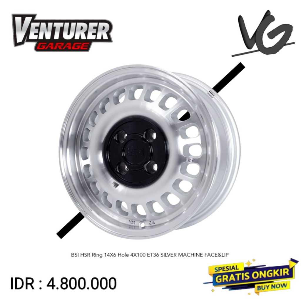 Jual Velg modifikasi brio calya air ev karimun atoz murah ring 14 HSR ...