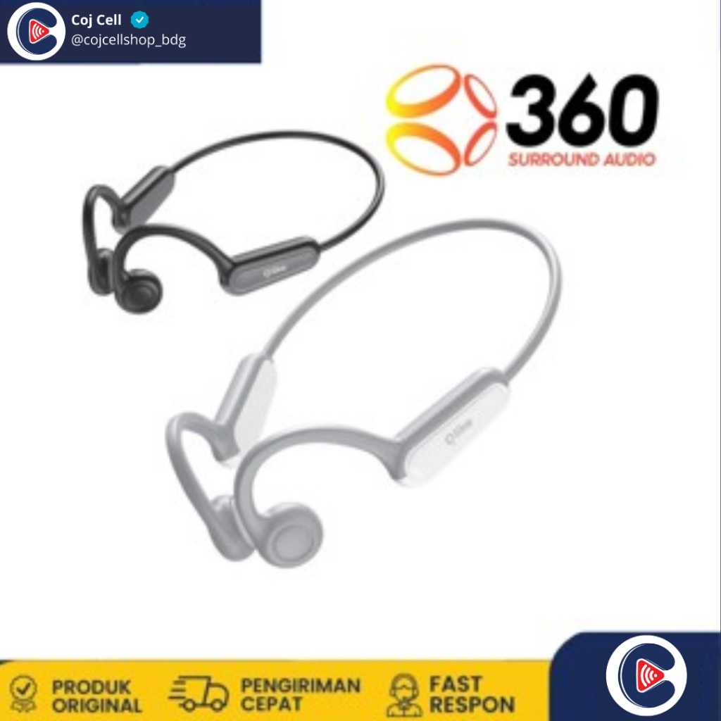 Jual OLIKE TWS Earphone EBC01 Bone Conduction | Headset Bluetooth IPX56 Stereo Bass | Shopee ...