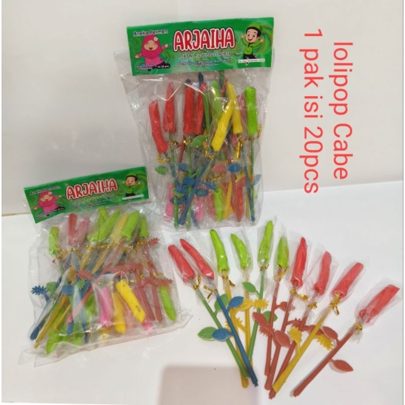 Jual PERMEN LOLIPOP CABE ISI 20 PCS HARGA GROSIR | Shopee Indonesia