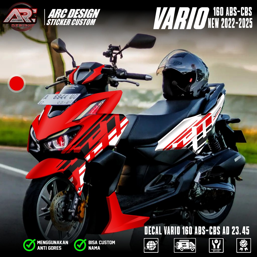 Jual (COD PROMO) TERBARU Decal Sticker All New Honda Vario 160 2022 ...