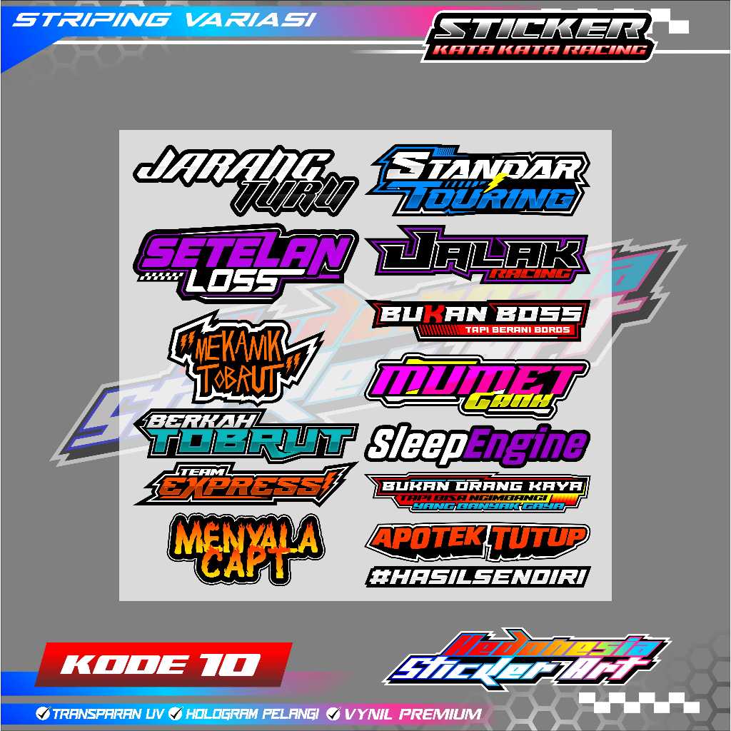 Jual STICKER PACK KATA KATA VIRAL TERBARU ANTI AIR | Shopee Indonesia