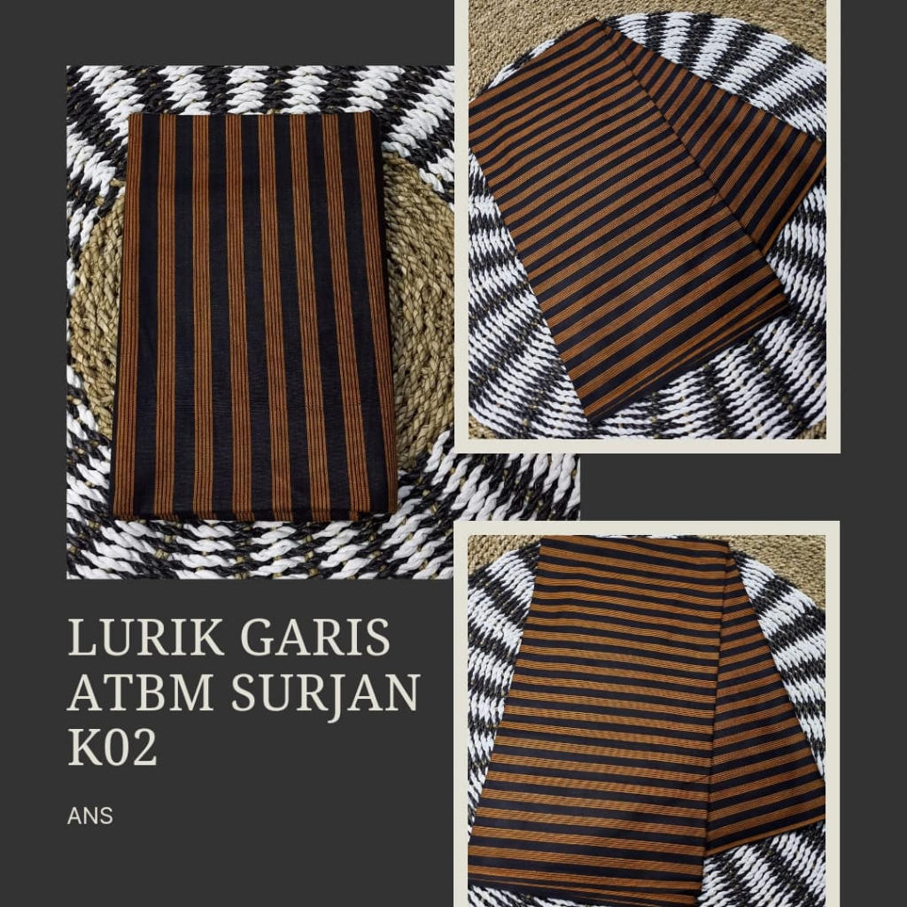 Jual Kain Lurik Garis ATBM Surjan K02 | Shopee Indonesia