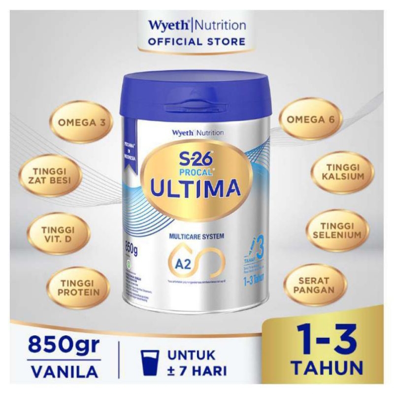 Jual Susu S-26 PROCAL ULTIMA Tahap 3, 850g Susu Formula S26 Susu S26 | Shopee Indonesia