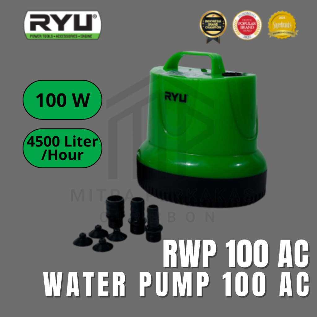 Jual RYU RWP 100 AC Mesin Pompa Air Celup Water Pump | Shopee Indonesia