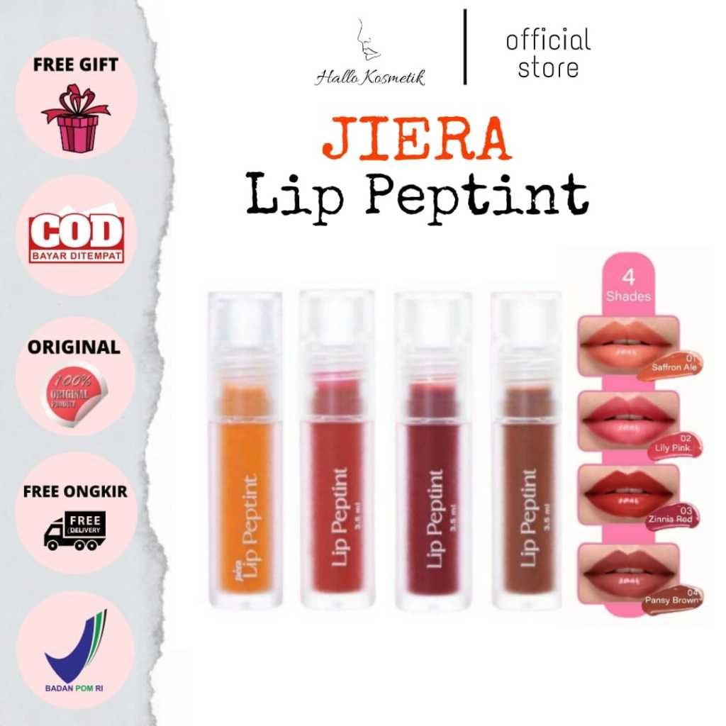 Jual JIERA Lip peptint Liptint Lip tint peptide | Shopee Indonesia