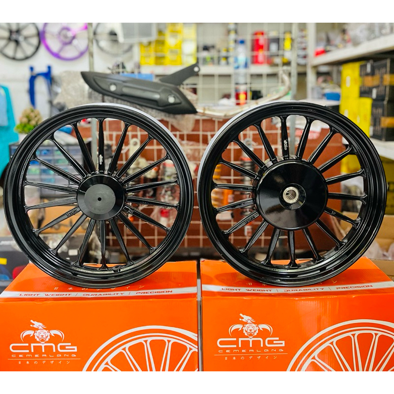 Jual VELG CMG PALANG 18 VARIO125/150/160CBS/STYLO CBS WARNA BLACK ...