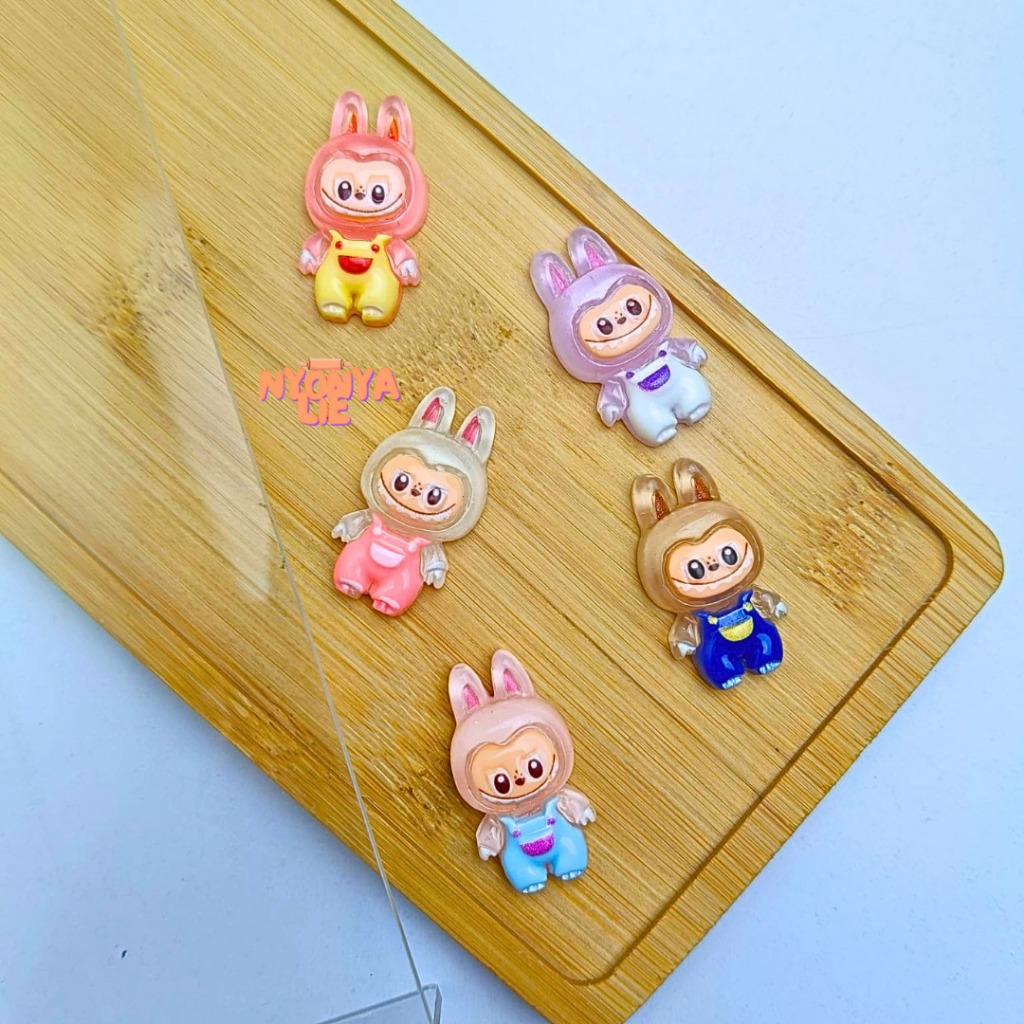 Jual CRM71 Cake Topper Resin Animasi LABUBU Dekorasi Hiasan Kue Ulang ...