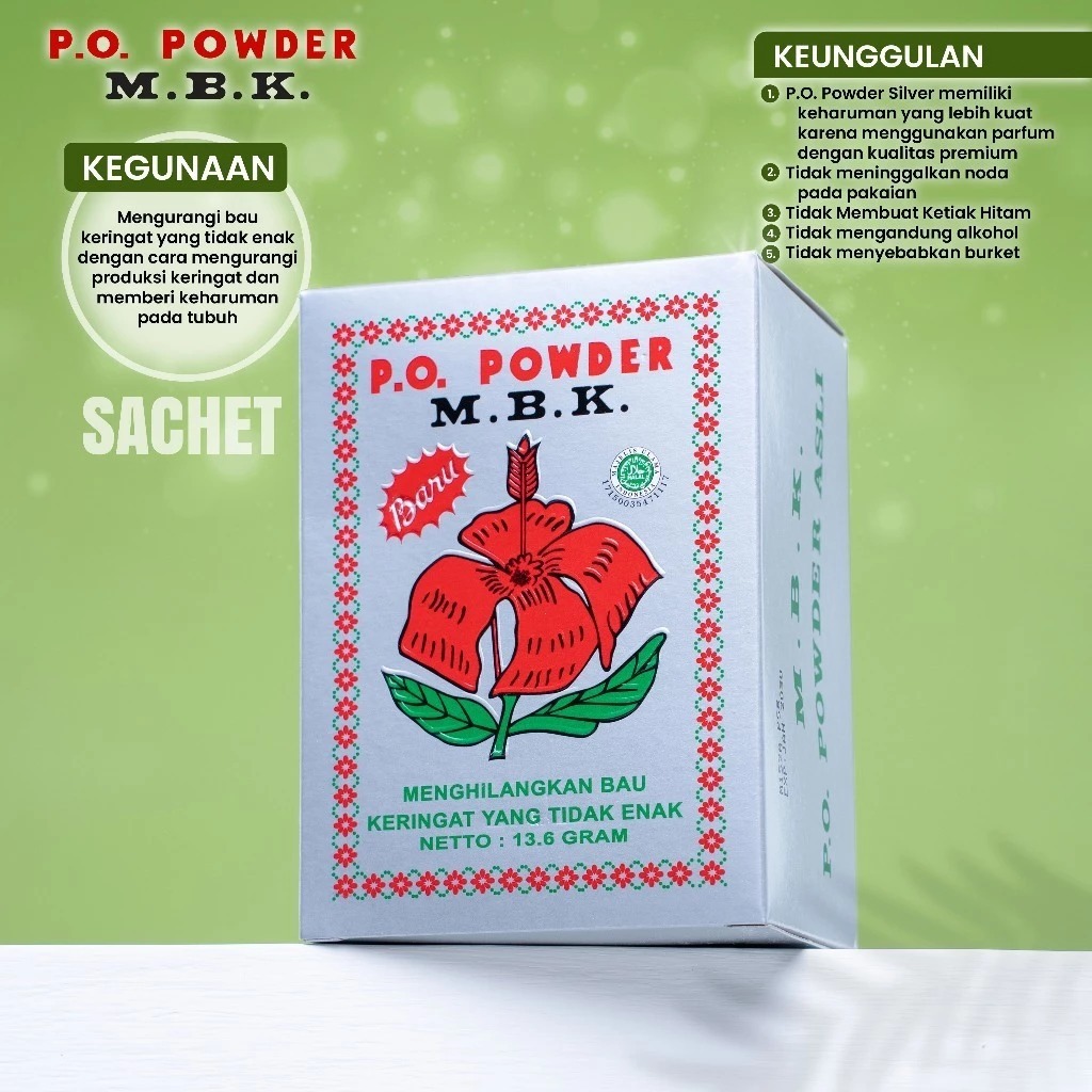 Jual MBK POWDER PUTIH SILVER UNTUK KETIAK | Shopee Indonesia