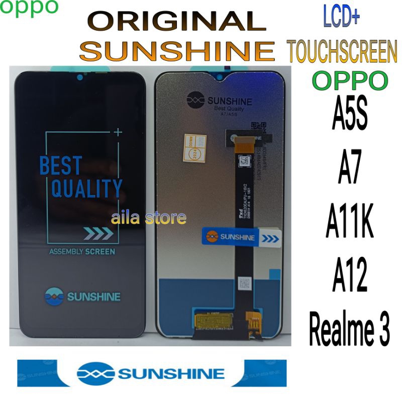 Jual LCD TOUCHSCREEN OPPO A5S/A7/A11K/A12 ORIGINAL SUNSHINE FULL SET | Shopee Indonesia