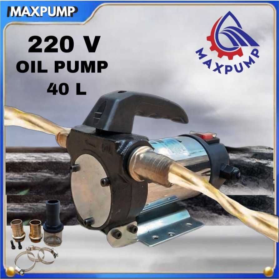 Jual MAXPUMP POMPA MINYAK AC 220V Elektrik Diesel Transfer Pump Solar ...