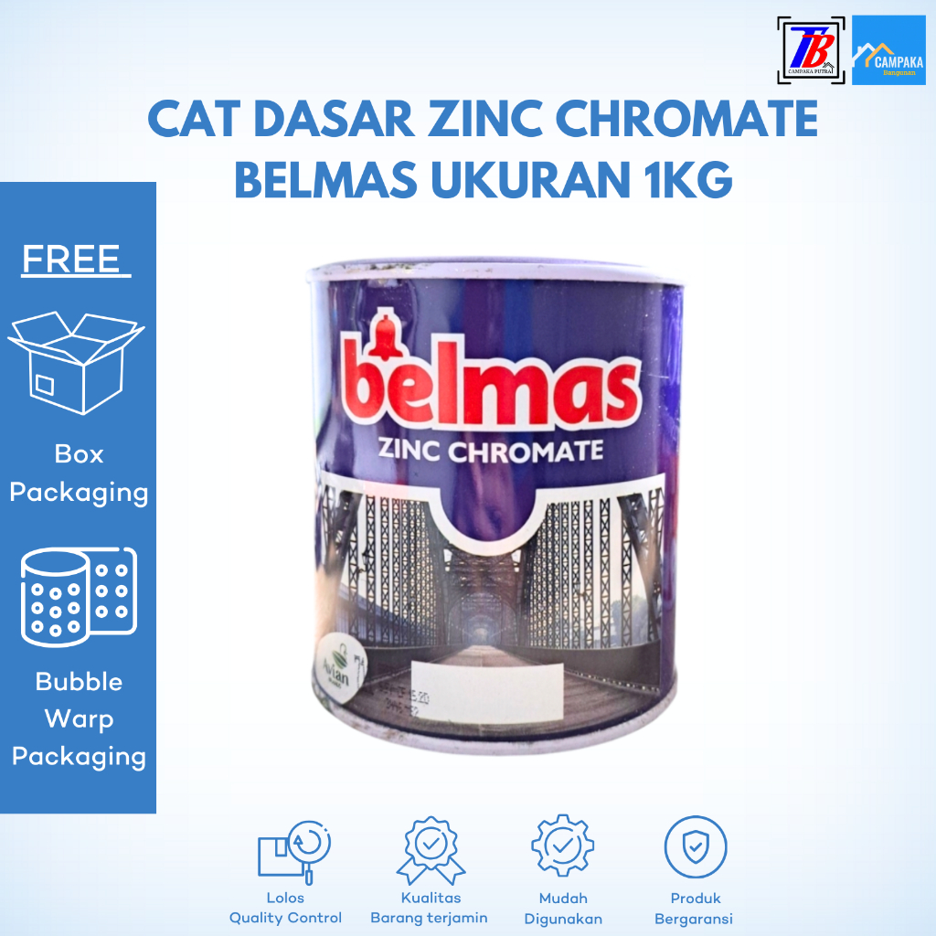 Jual Cat Dasar Zinc Chromate Belmas 711 Avian Ukuran 1KG | Shopee Indonesia