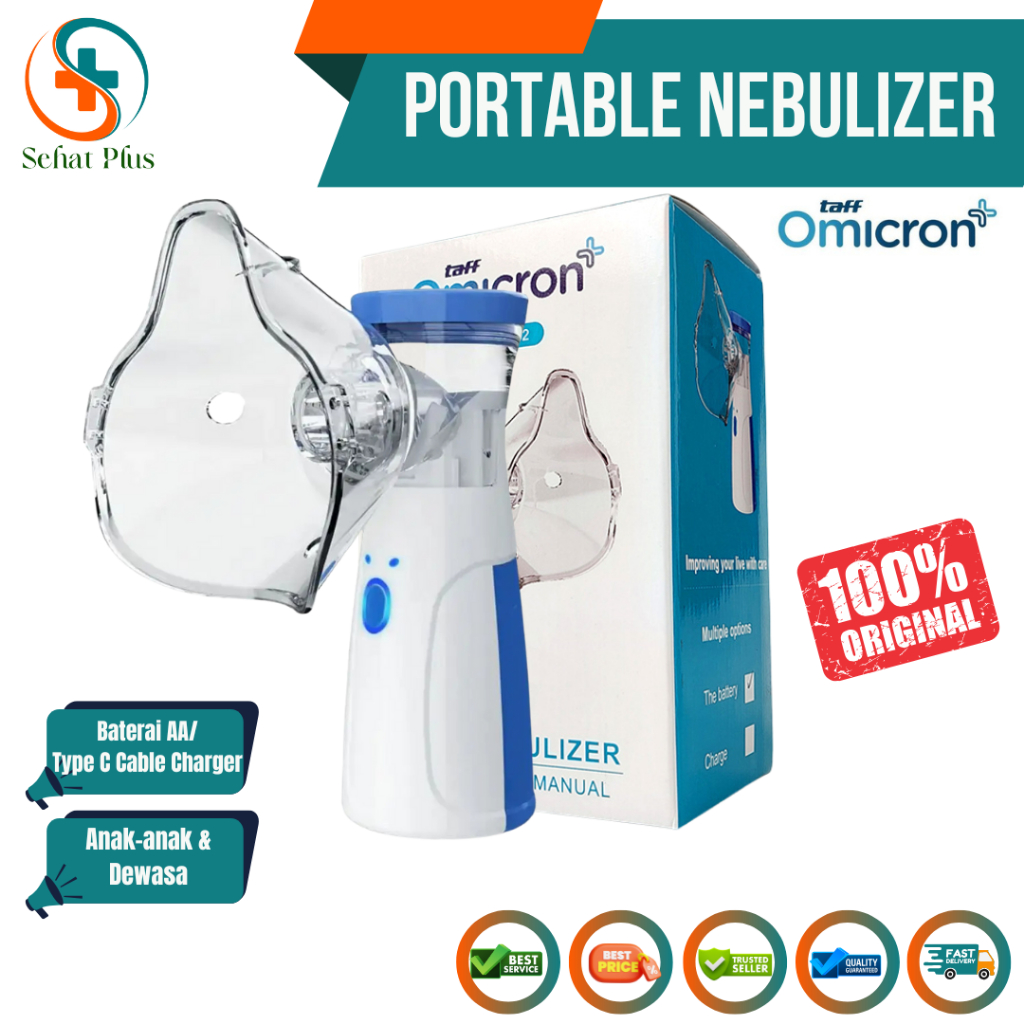 Jual Omicron Alat Nebulizer Uap Anak Portable Alat Uap Anak Batuk Pilek ...