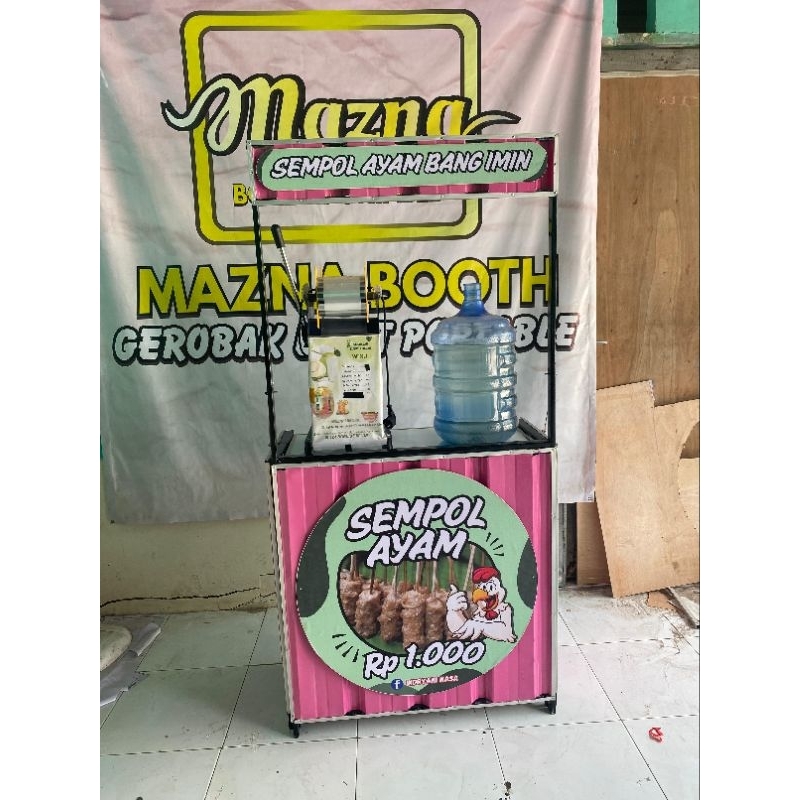 Jual Booth Portable Besi Semi Container Desain Spesial Reques free ...