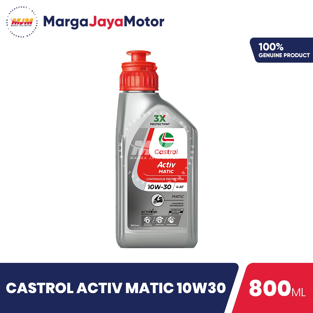 Jual Castrol Activ Matic 10W-30 0.8L | Shopee Indonesia